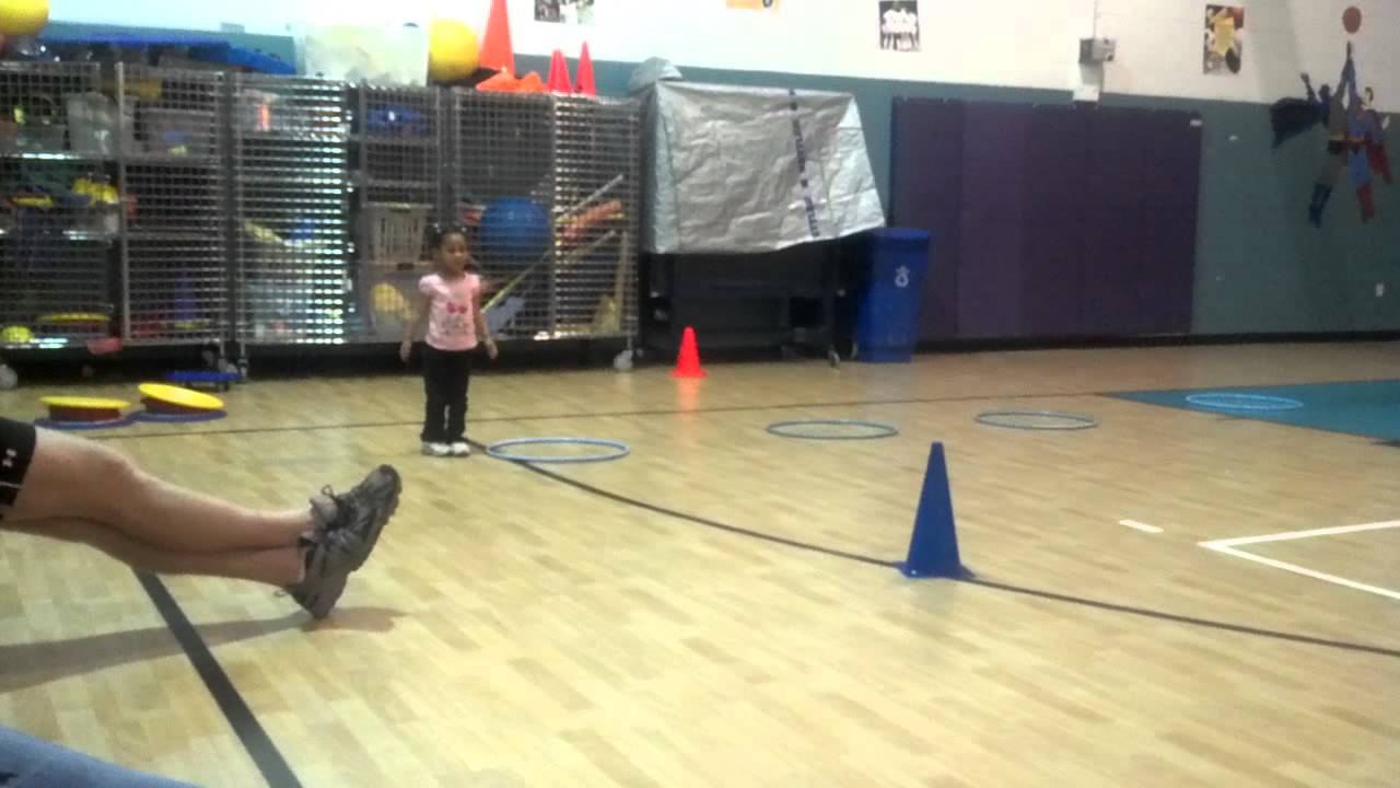 Jazzy's gym class - YouTube