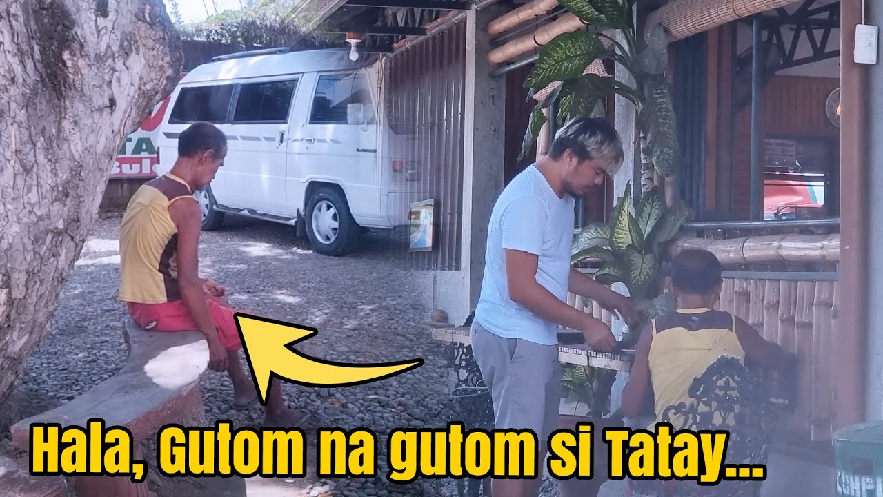 Hala! Gutom Na Gutom Si Tatay | Naiyak Si TechRAM - YouTube