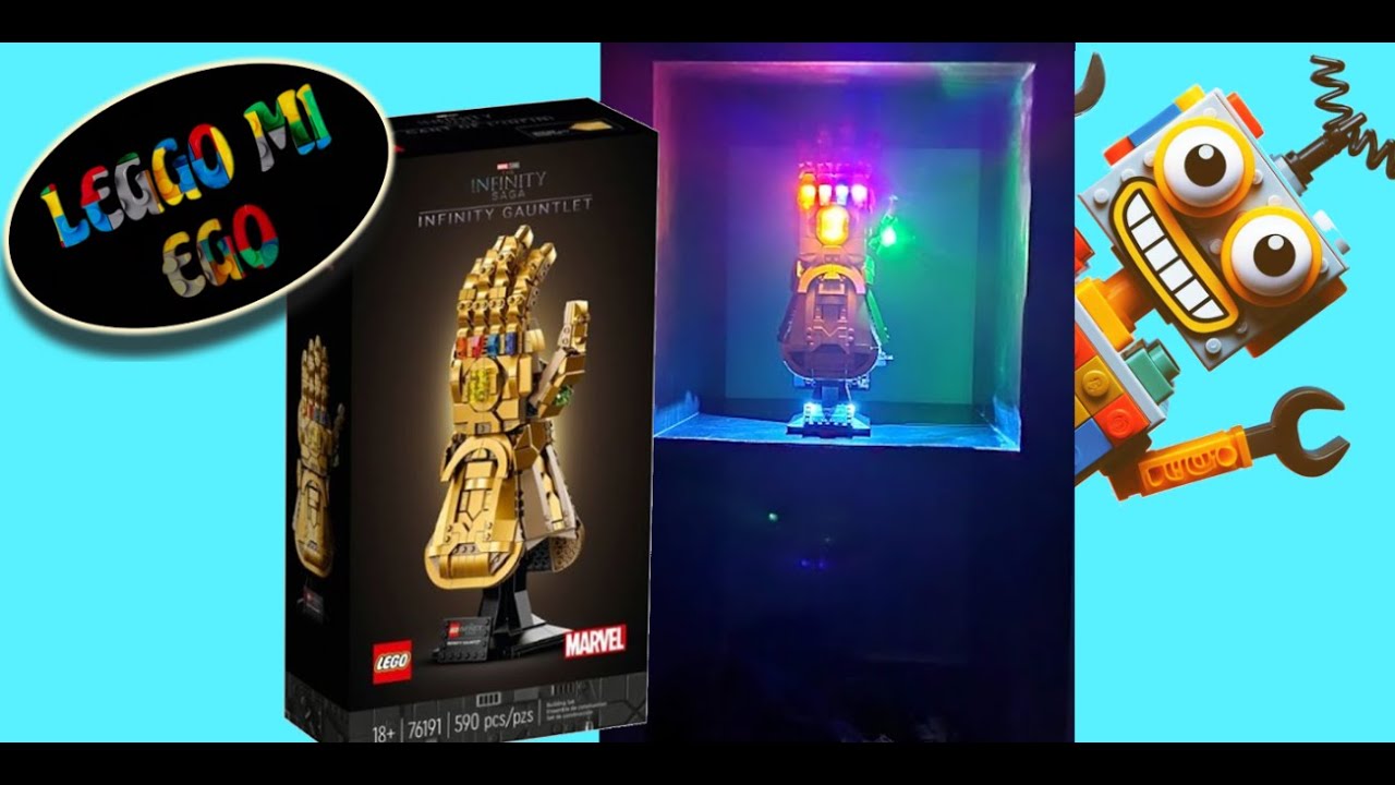 Lego Infinity Gauntlet Light Kit Review - YouTube