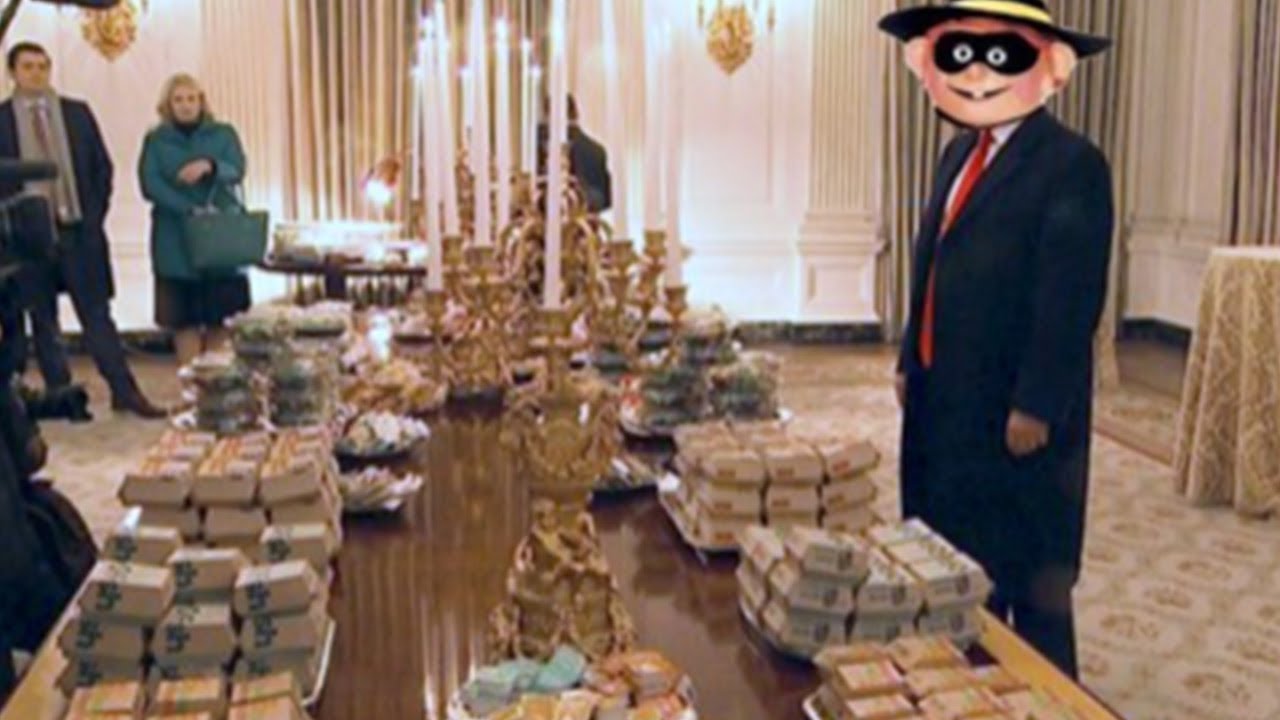Twitter GRILLS Donald Trump After He Serves Up Fast Food Burgers To The ...