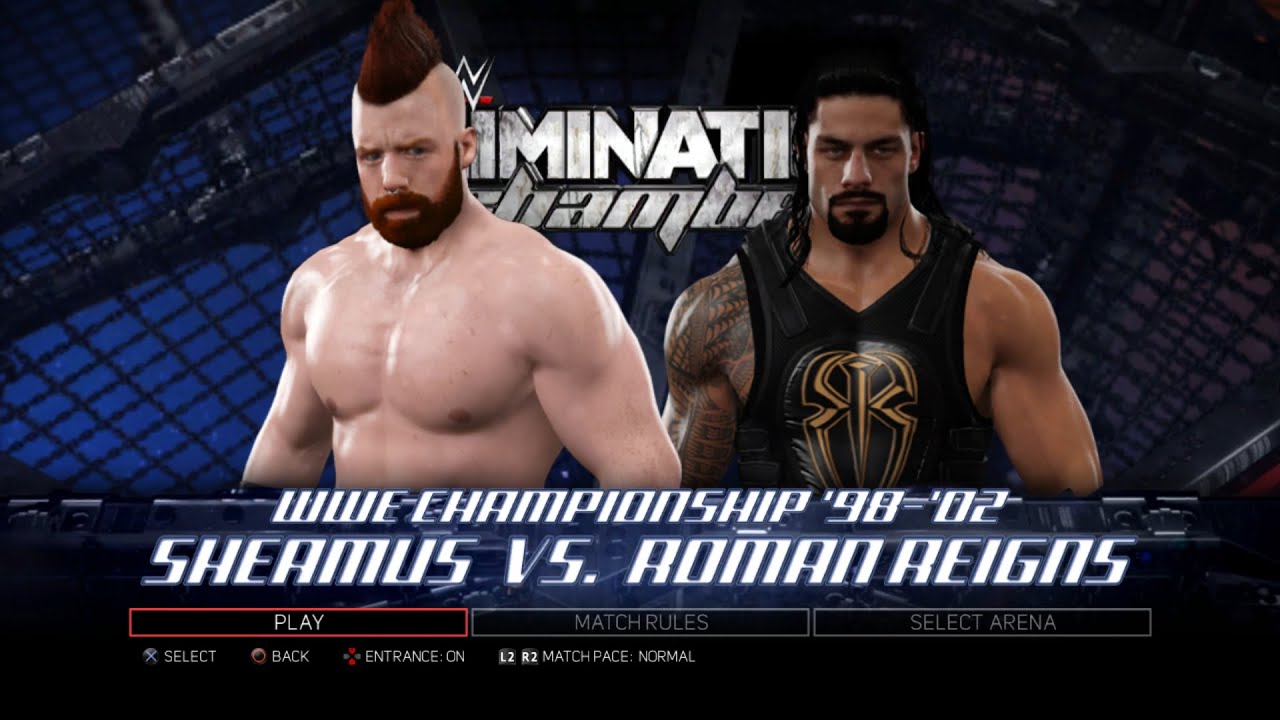 Sheamus Vs Roman Reigns Wwe Championship Full Fight - YouTube