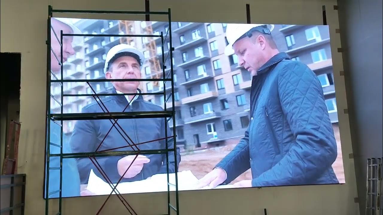 Экран для Общеобразовательной школы Адымнар, г.Казань - YouTube