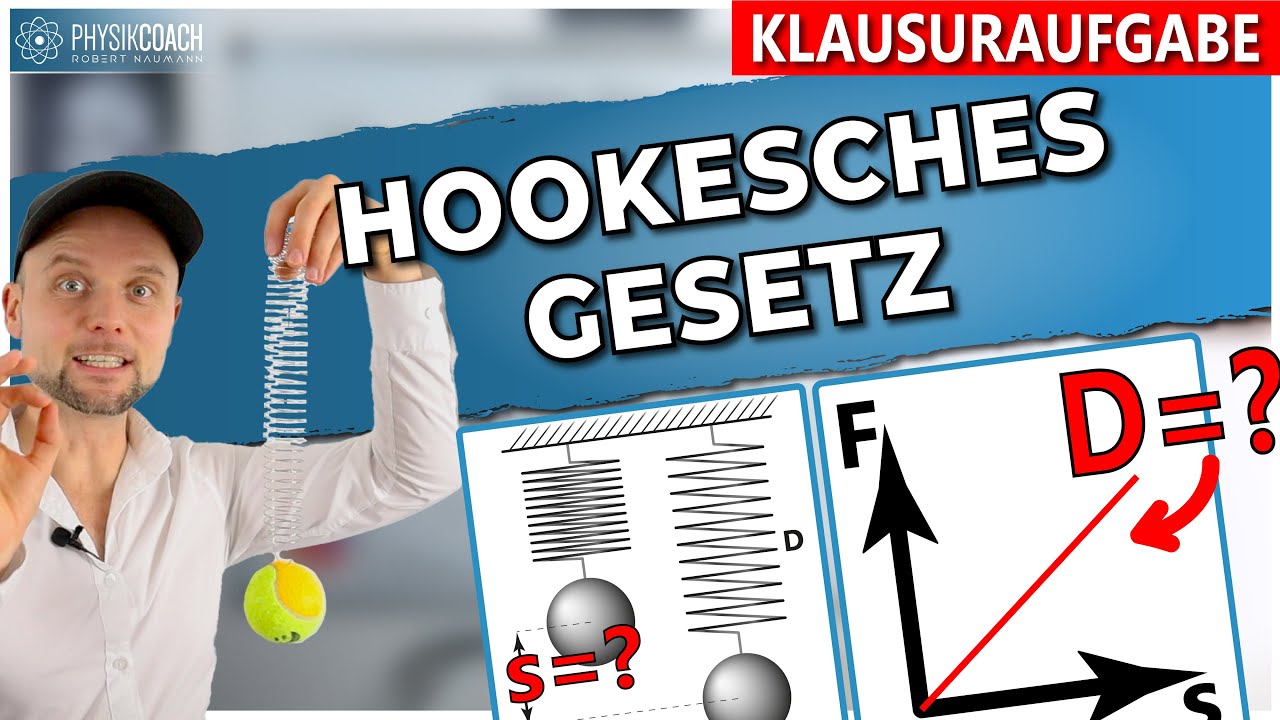 Hookesches Gesetz einer Feder (Übungsaufgaben) - YouTube