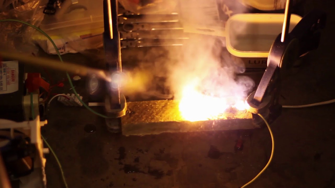 High voltage fun - making arcs and engraving with lightning - YouTube