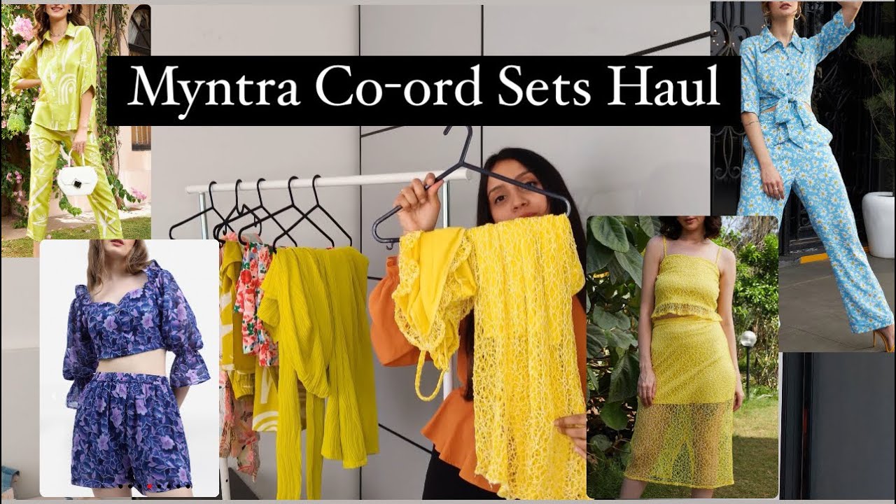 Myntra Co-ord sets. - YouTube
