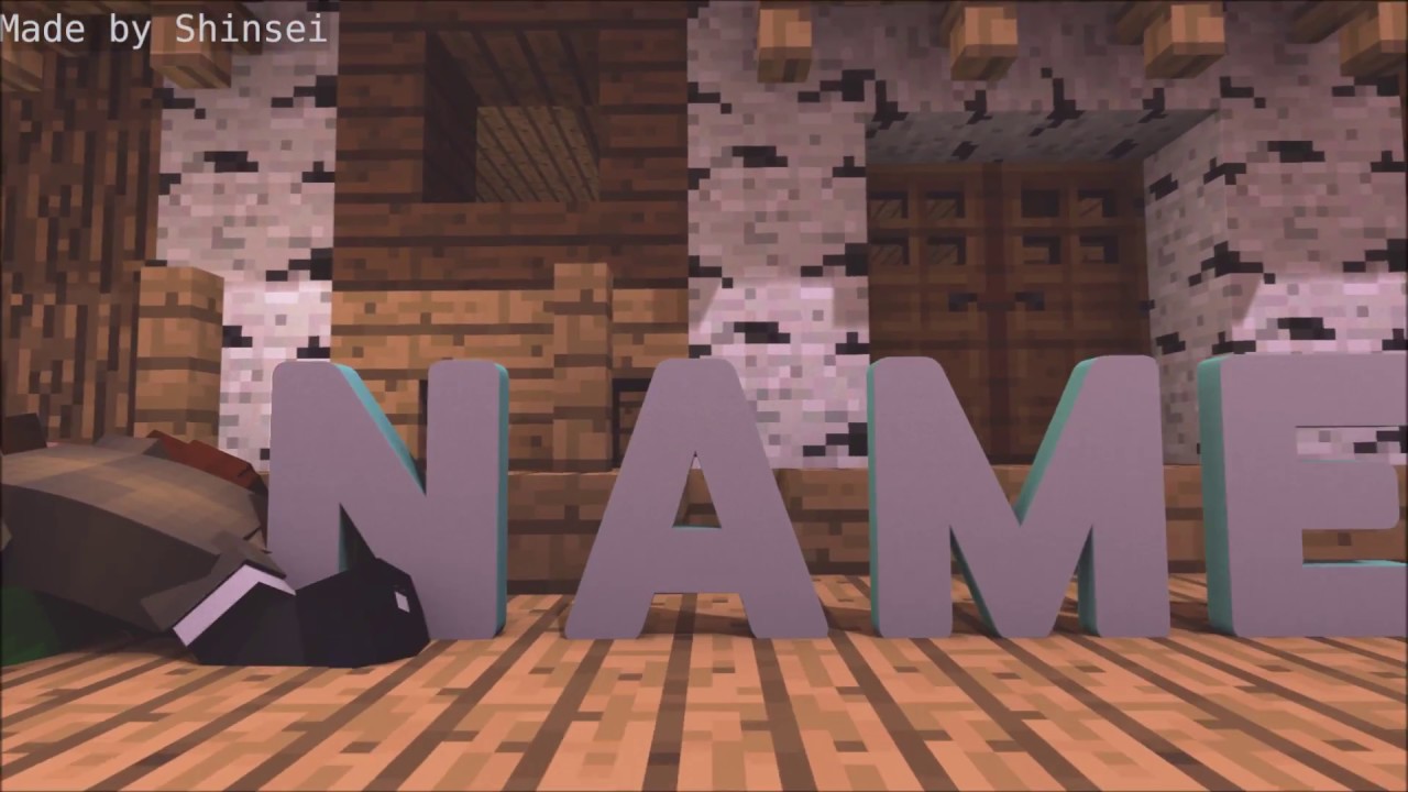 Free Minecraft Animated Intro Template Only Blender Rko Homage To