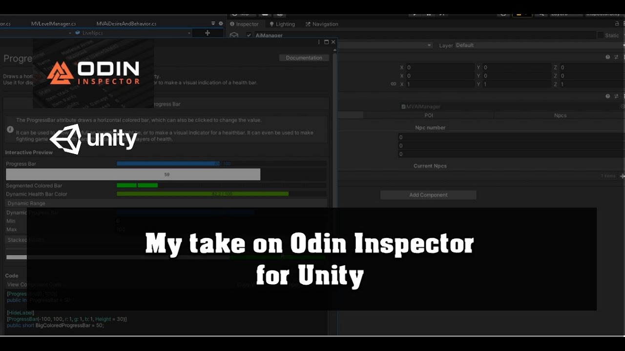 My Take Unity Asset Odin Inspector Youtube