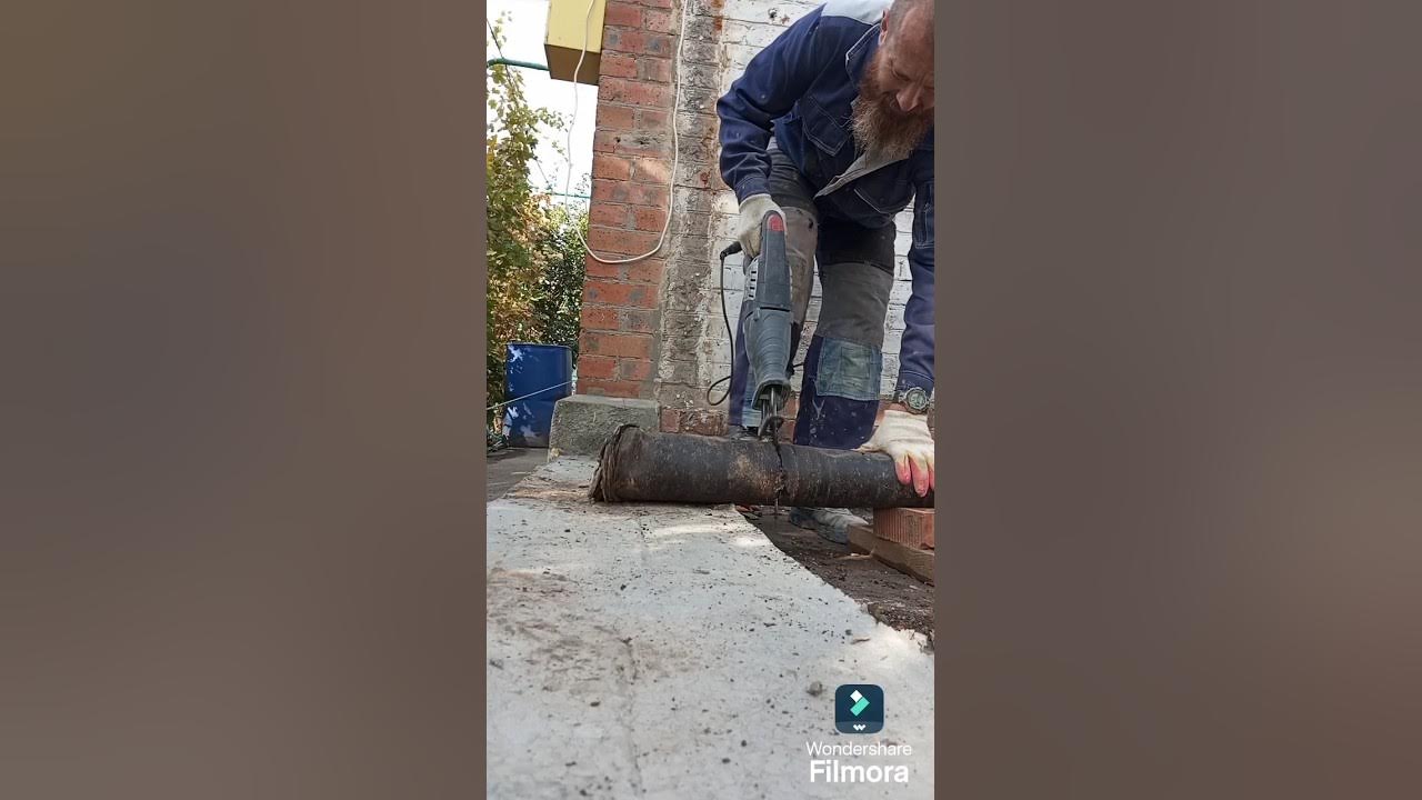 Кроим РУЛОН ГИДРОИЗОЛЯЦИИ Быстро! - YouTube