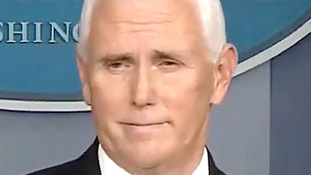 COWARD Mike Pence Scampers From Reporters After Coronavirus Press ...