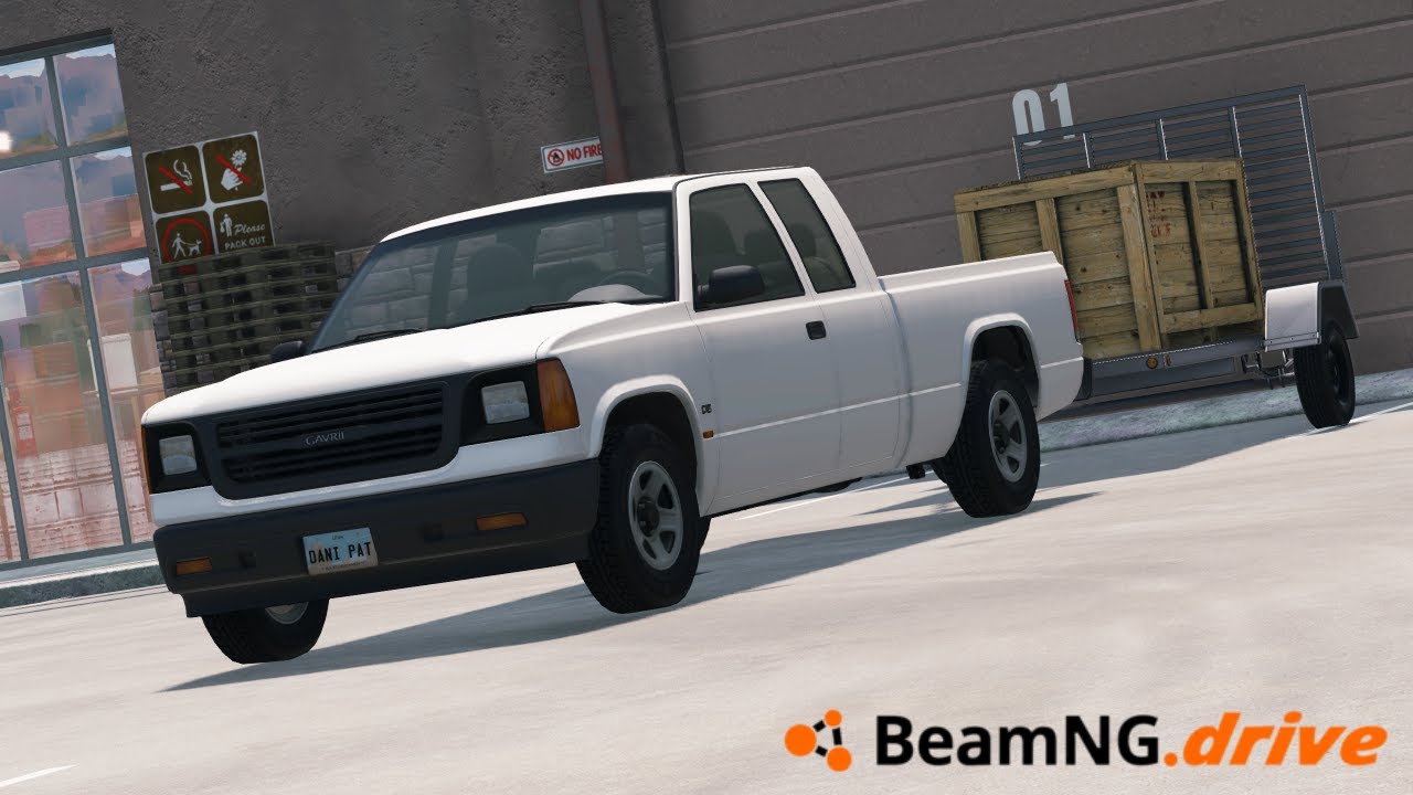 BeamNg.drive | First delivery | Logitech g920 - YouTube