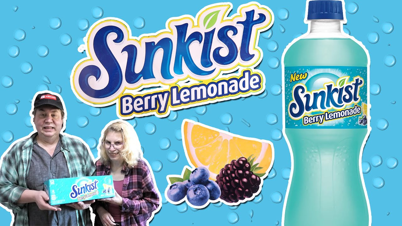 Sunkist BERRY Lemonade Real Review 🫐🍋 - a FUN Summer Drink? - YouTube