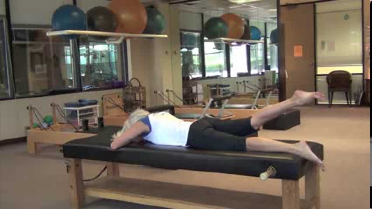 Active Straight Leg Raises Prone - YouTube