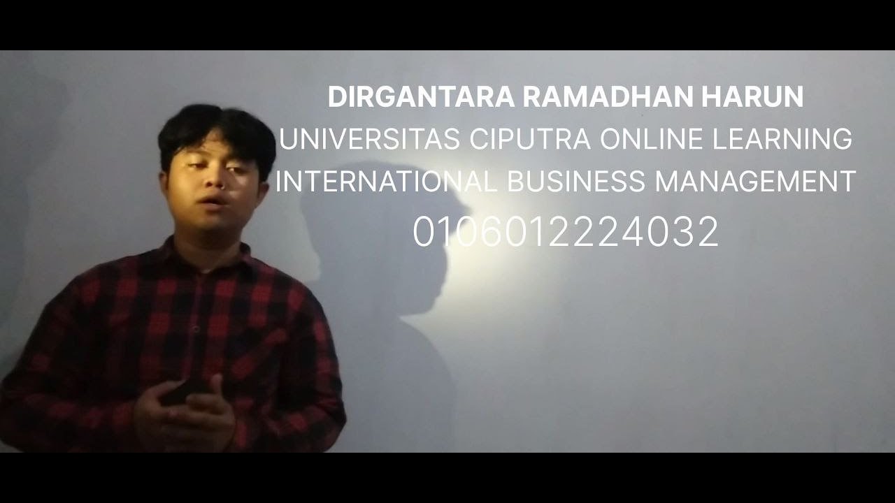 Dirgantara Ramadhan Harun - Universitas Ciputra Online Learning - Tugas ...