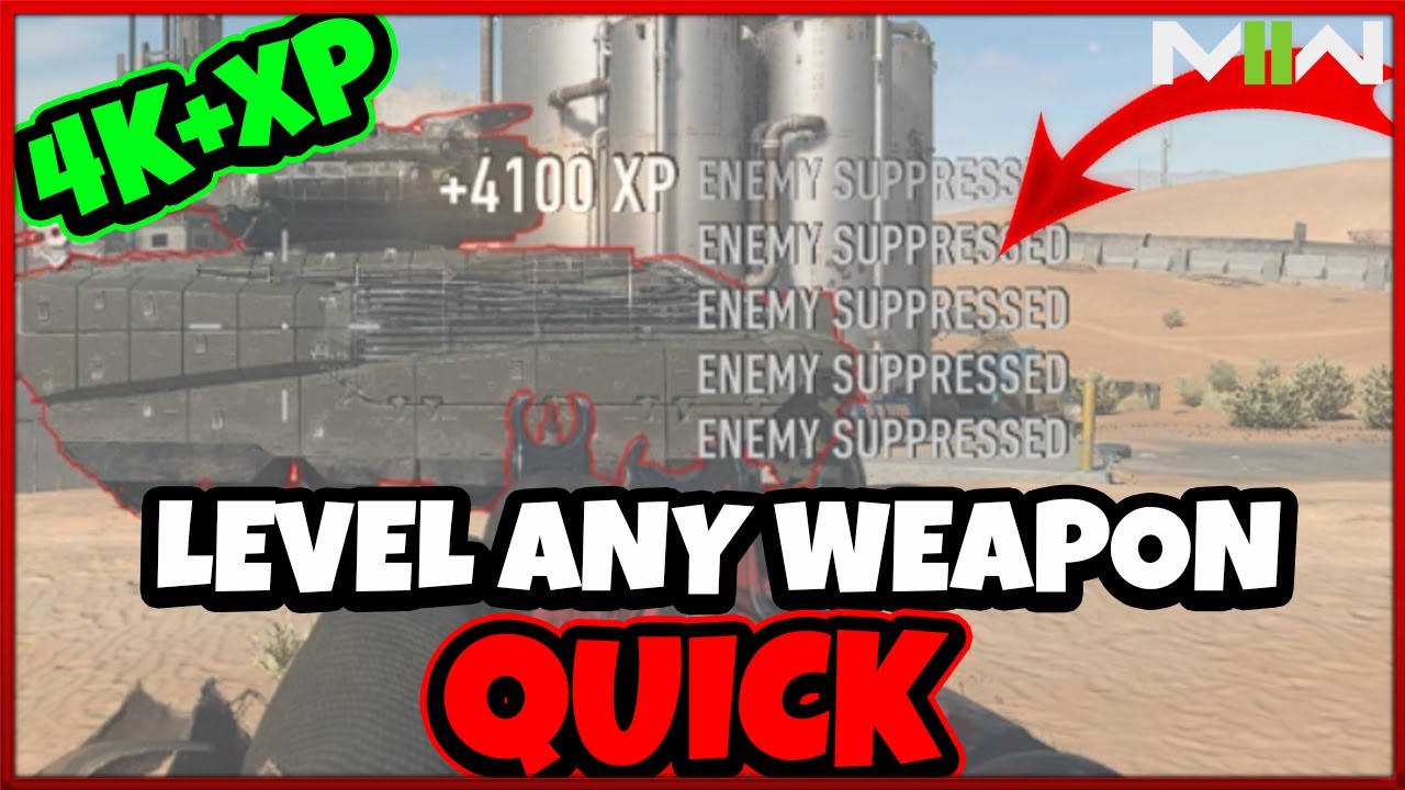 *NEW* INSANELY FAST MAX LEVEL ANY WEAPON IN ONE GAME (MW2) XP GLITCH ...