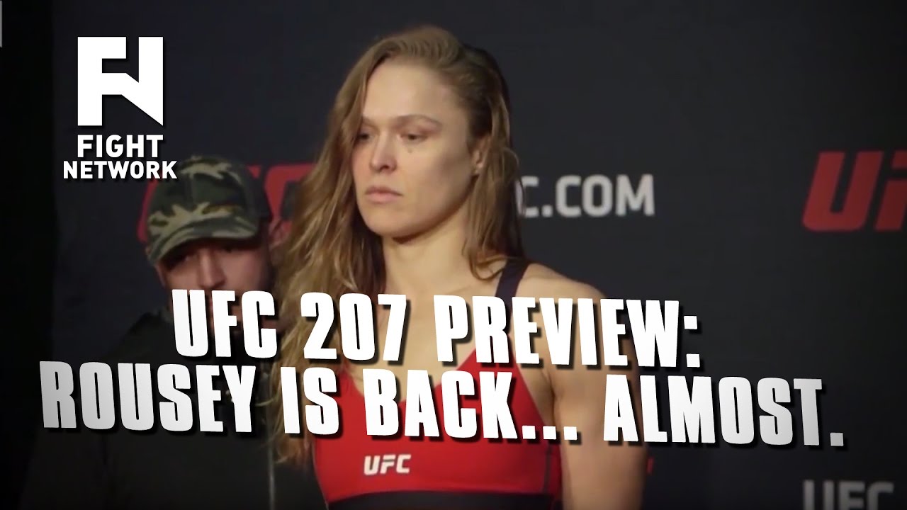 UFC 207: Ronda Rousey Fight Week Process with John Ramdeen & Robin ...