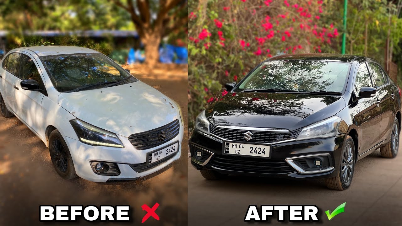 Maruti Suzuki Ciaz Color Changing Paint Job | Restoration Work | H9 ...