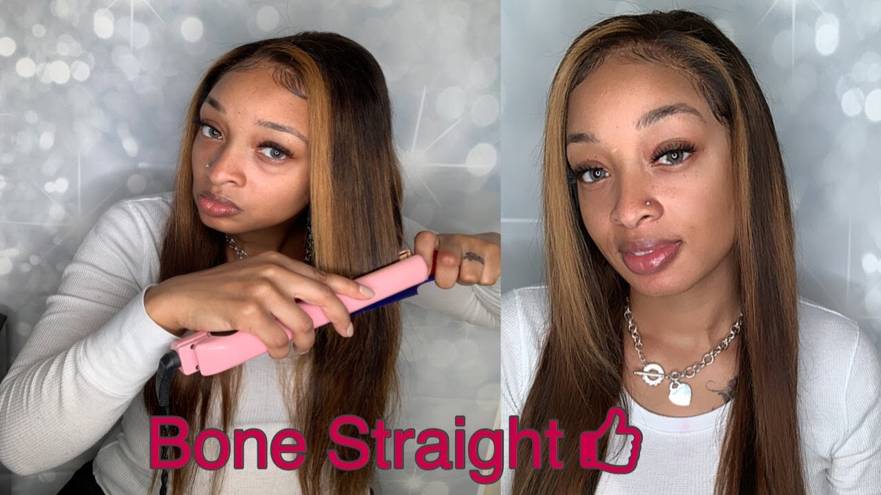 HOW TO: Bone Straight Sleek Hair | Beginner Friendly - YouTube