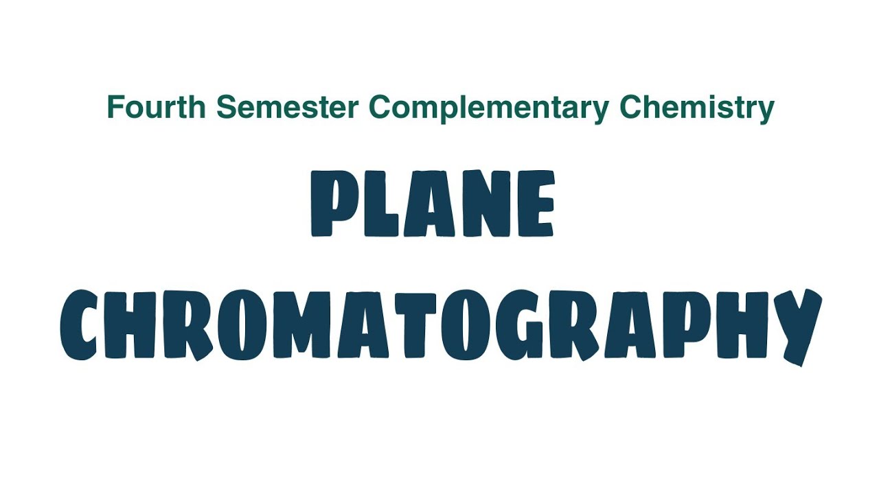 Fourth Semester Complementary Chemistry Youtube