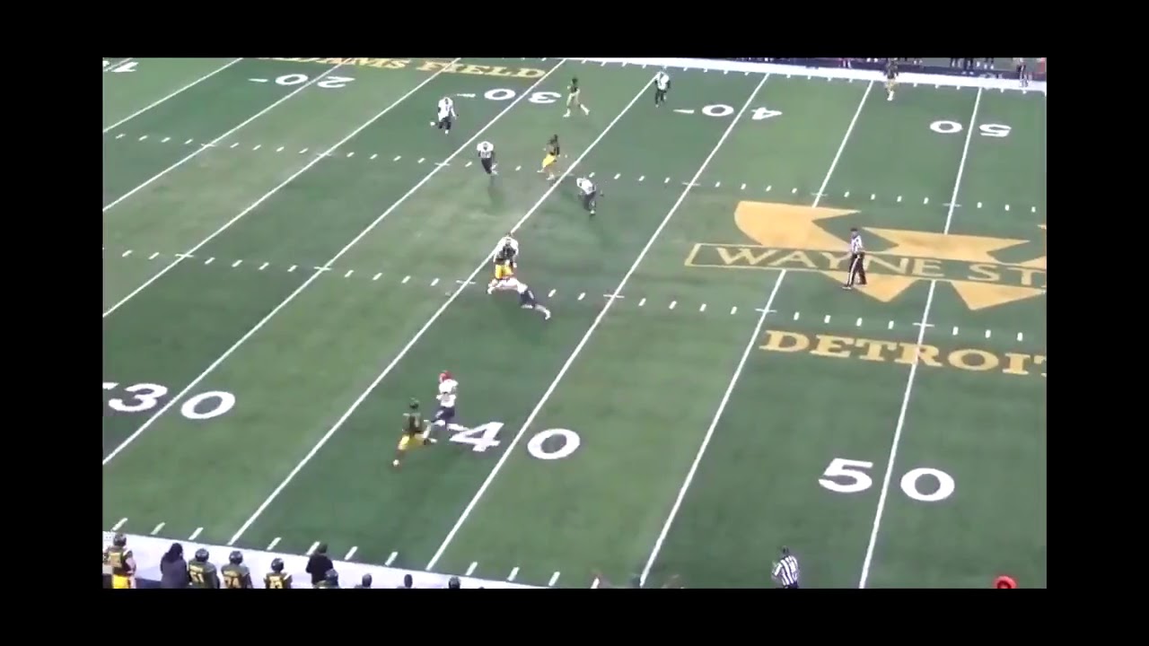 2022 Nick Whiteside 6'2 198 CB Saginaw Valley - YouTube