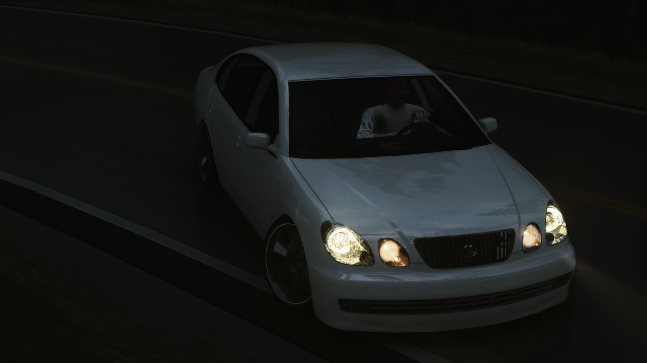 Lexus GS300 1jz gte swapped Rain Drifting | Assetto Corsa - YouTube