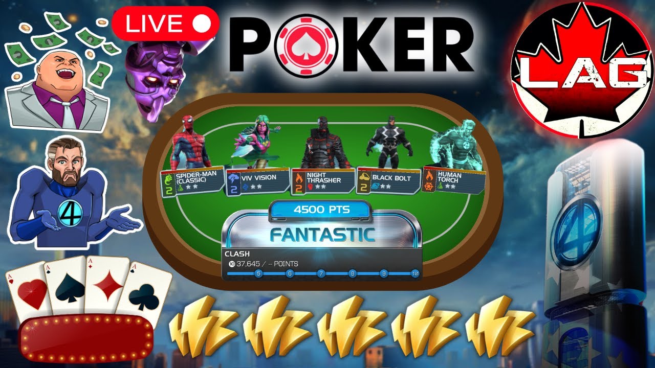 MCOC POKER STREAM!?! Fantastic Force Recruitment Side Quest Grind! 7 ...