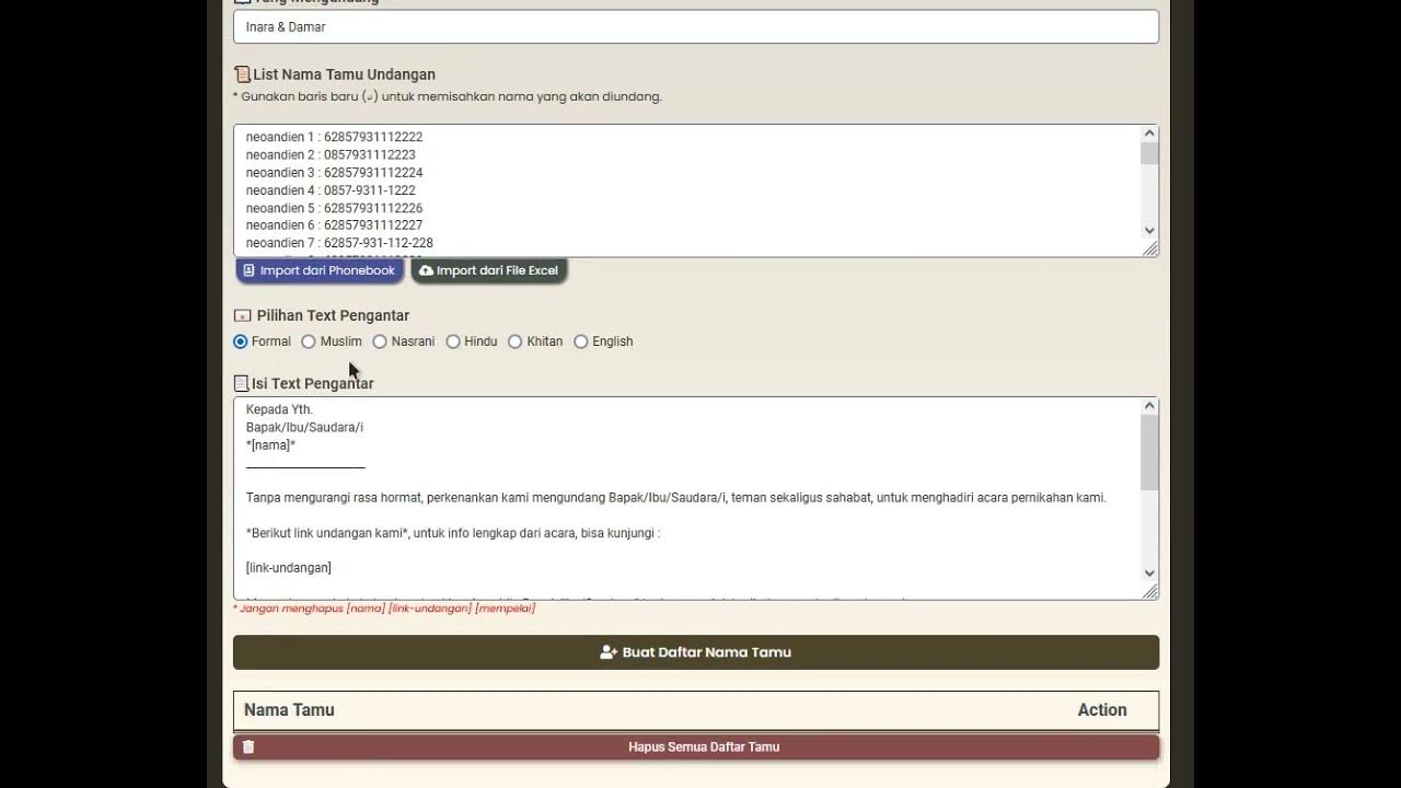 JSON Template Elementor Untuk Sebarkan Undangan - Custom Kirimkit - YouTube