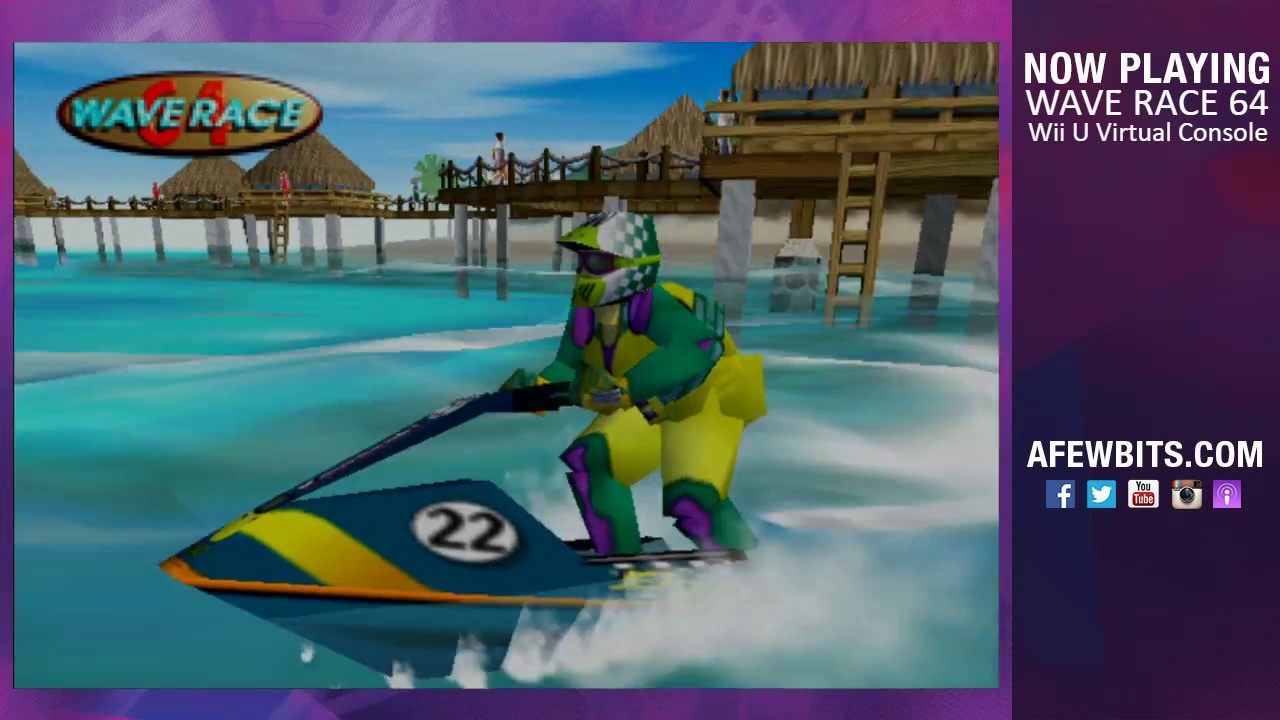 Wave Race 64 (Wii U Virtual Console) - A Few Bits - Let's Play Games ...