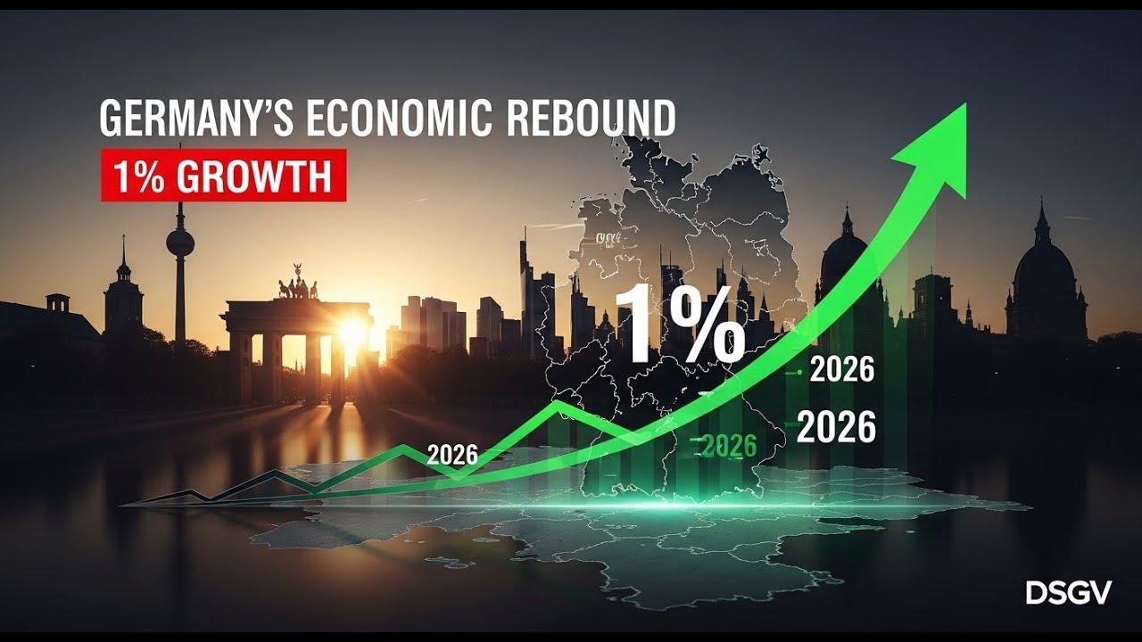 Germany's 2026 Economic Rebound: DSGV Forecasts 1% Growth - YouTube