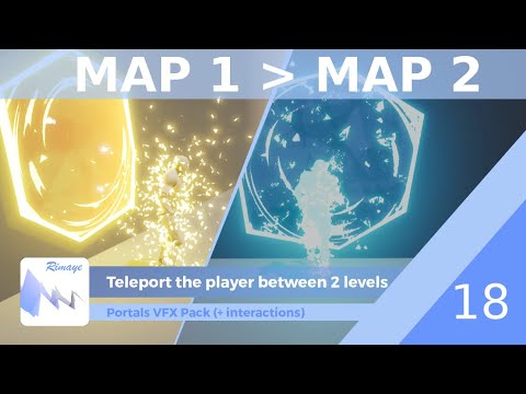UE4 - Portals VFX Tutorials [UPDATE 1_13] - Teleport the player between 2 levels - YouTube
