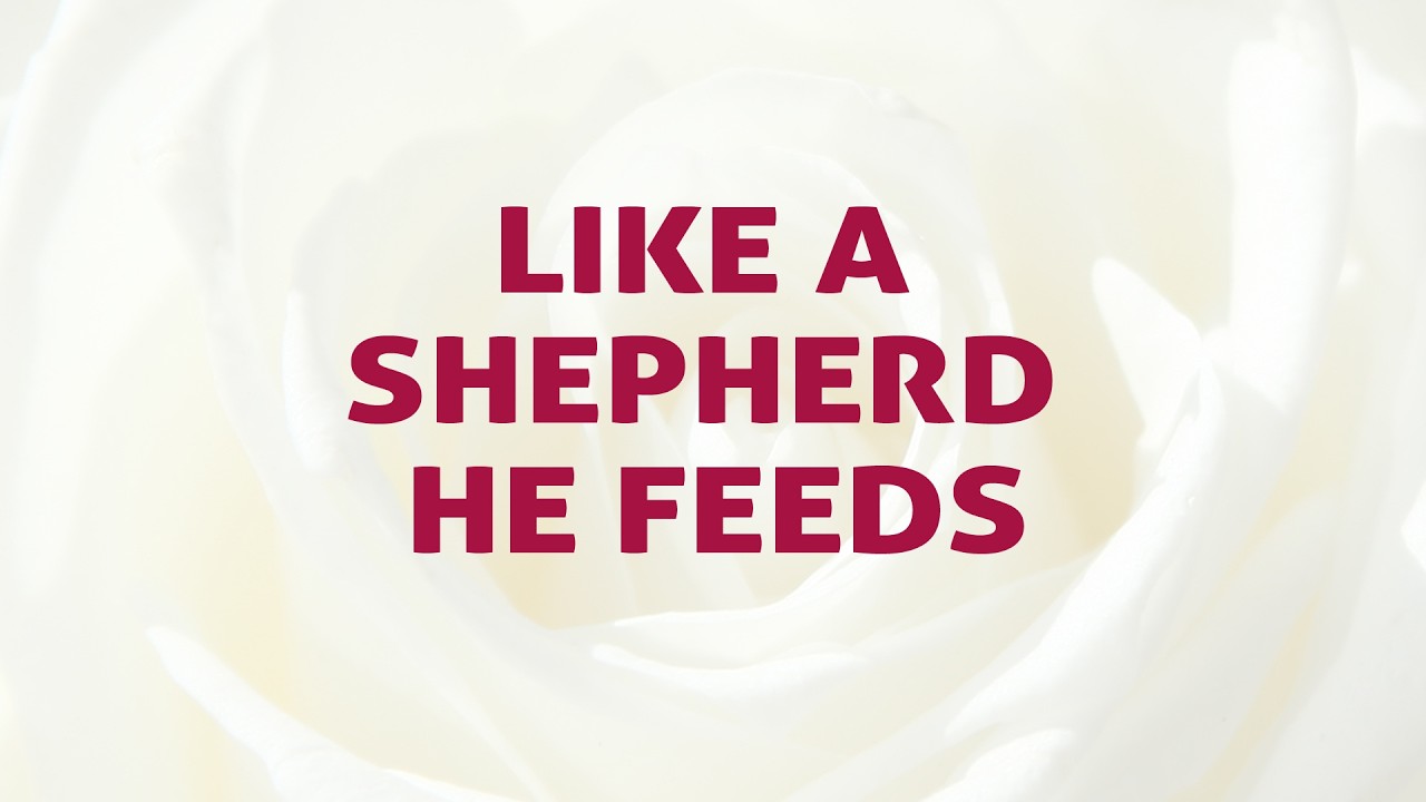 Like A Shepherd He Feeds Song Lyrics | D88 | With Joyful Lips Hymns ...