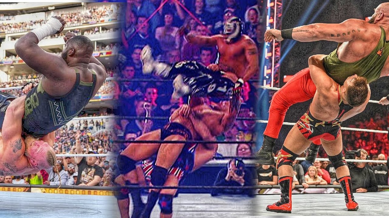 Wwe's heaviest German Suplexes - YouTube