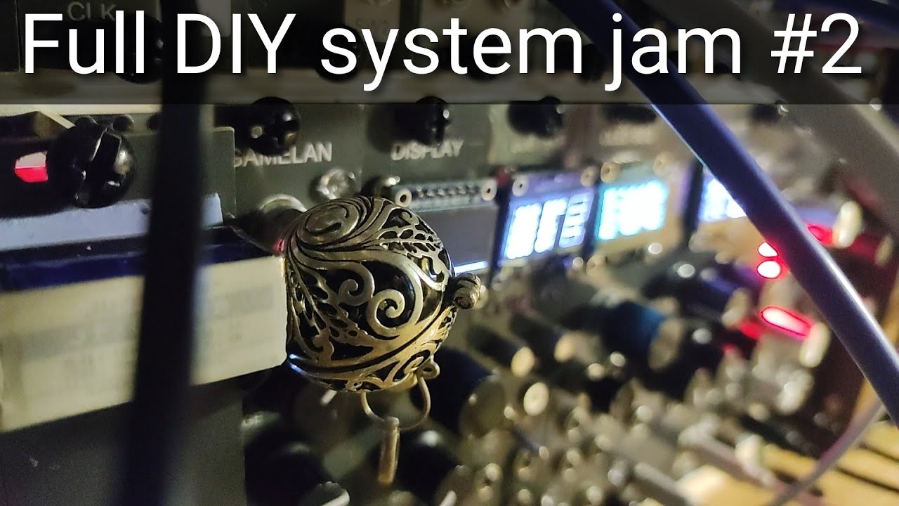 FULL DIY system live ambient JAM #2 | Gamelan ball with DIY eurorack ...
