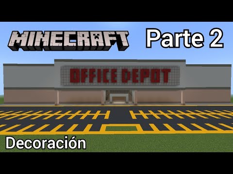 Cómo hacer un Office Depot en Minecraft (Parte 2) - YouTube