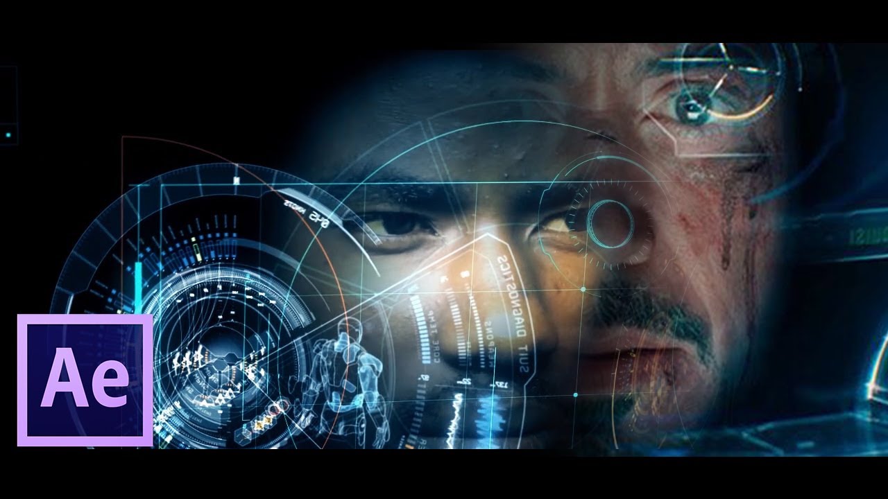IRON MAN HUD EFFECT in After Effects (Tutorial) | PART 2 - YouTube