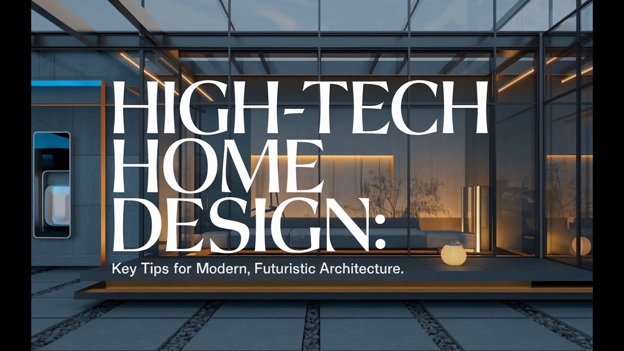 High Tech Home Design Key Tips for Modern, Futuristic Architecture ...