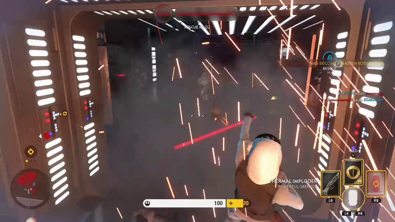 SWBF2015 Five Kills with One Thermal Imploder - YouTube
