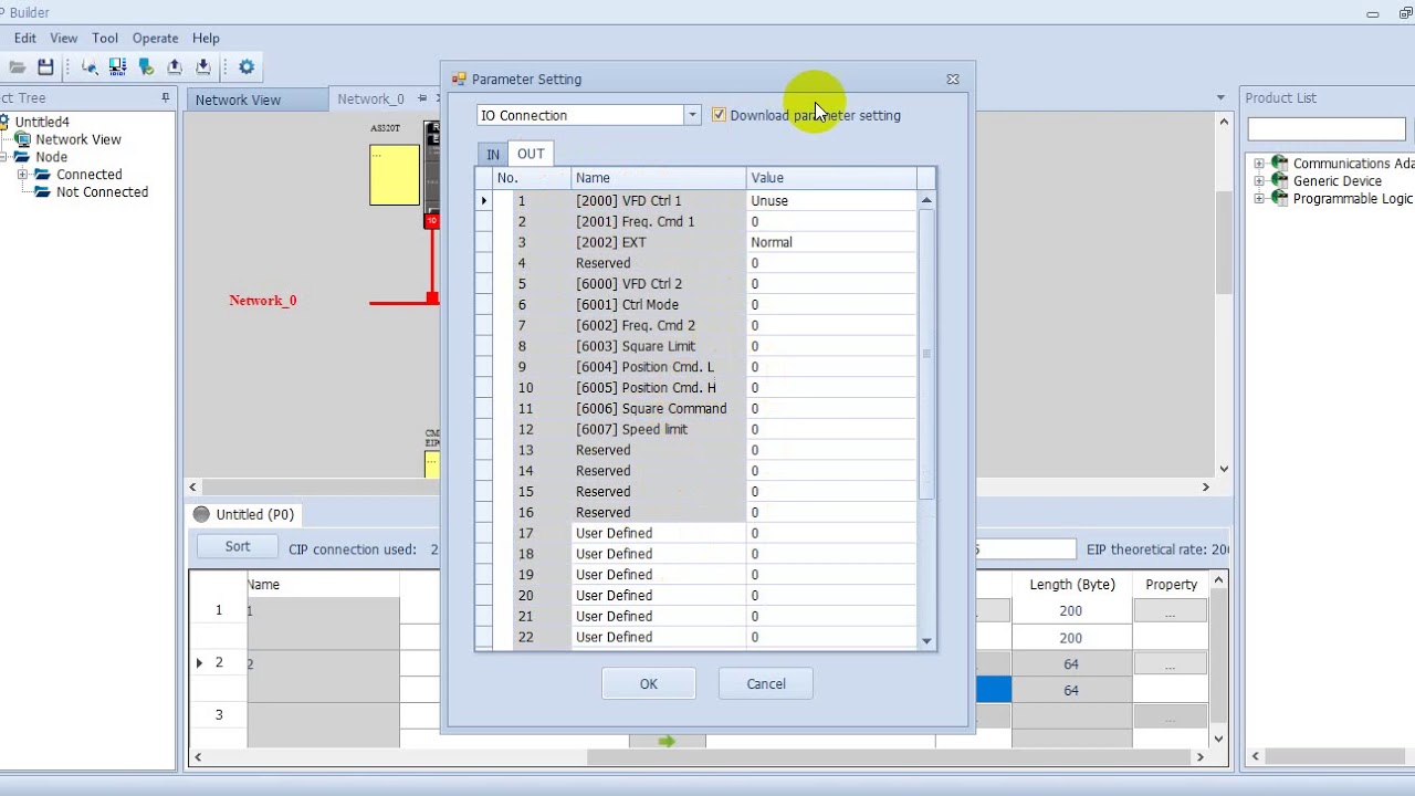 Delta EtherNet/IP communication demo between AS PLC and MS300 - YouTube