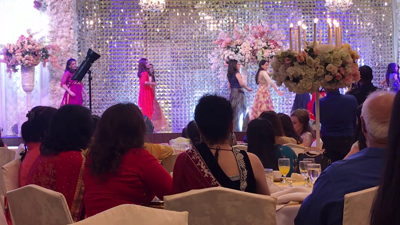 Punjabi Wedding Reception Dance #SSWedding - YouTube