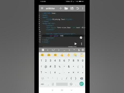 Blinking Text Animation || Pure JavaScript no CSS 😂😂 - YouTube