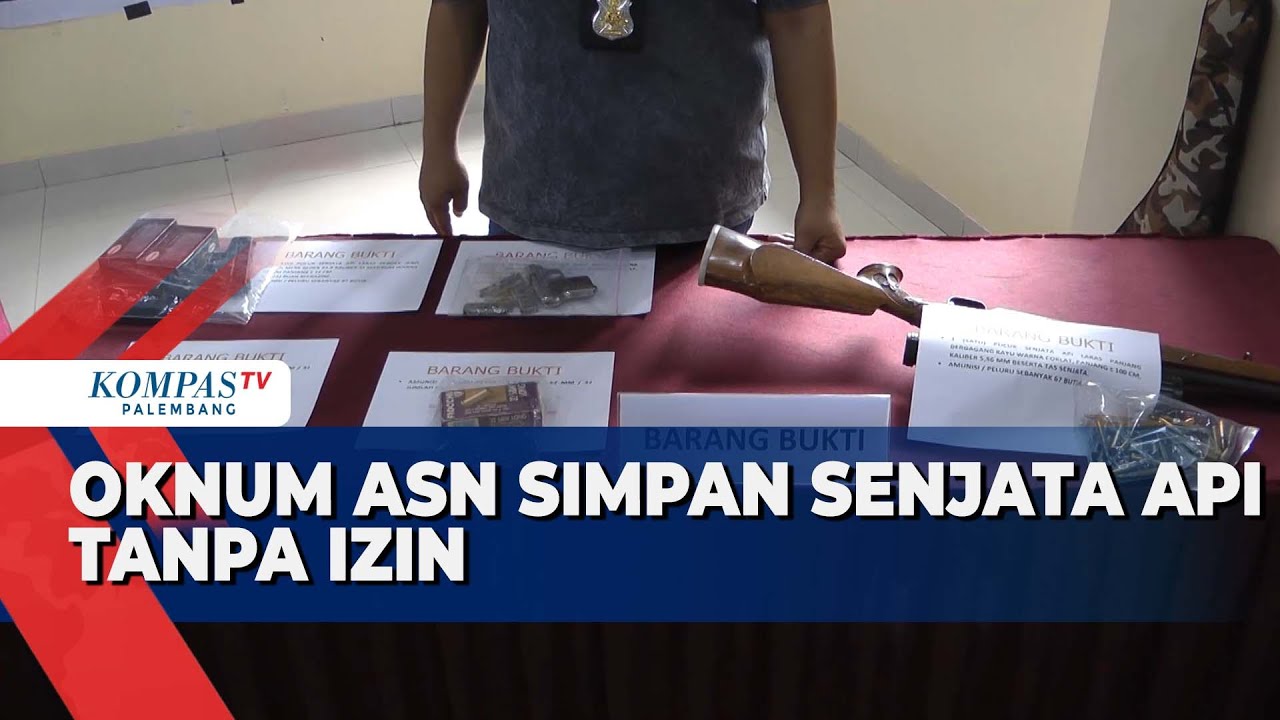 Oknum ASN Simpan Senjata Api Tanpa Izin - YouTube
