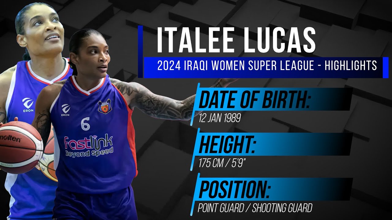 Italee Lucas 2024 Iraqi Womens Super League - Highlights - YouTube