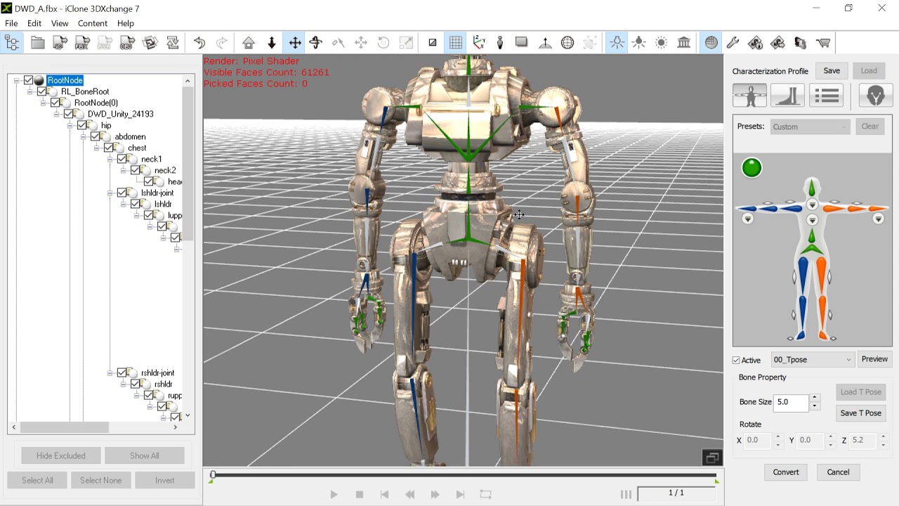 Converting Daz robots to iClone - YouTube