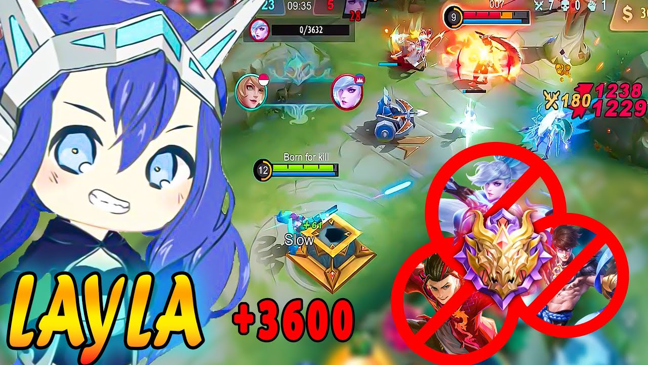 Unstoppable Layla New Build 2023 | The Best item for MM in MLBB You can ...