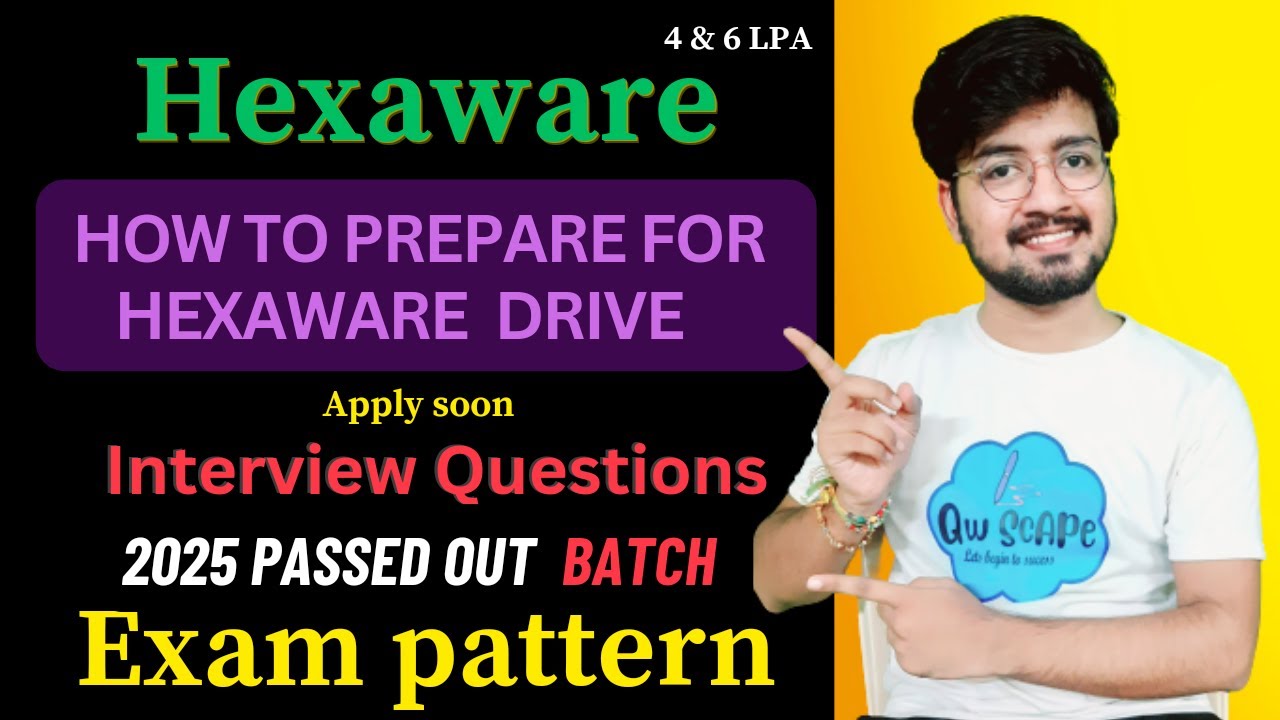 How to prepare for hexaware drive | Hexaware interview questions| Hexaware aptitude preparation ...
