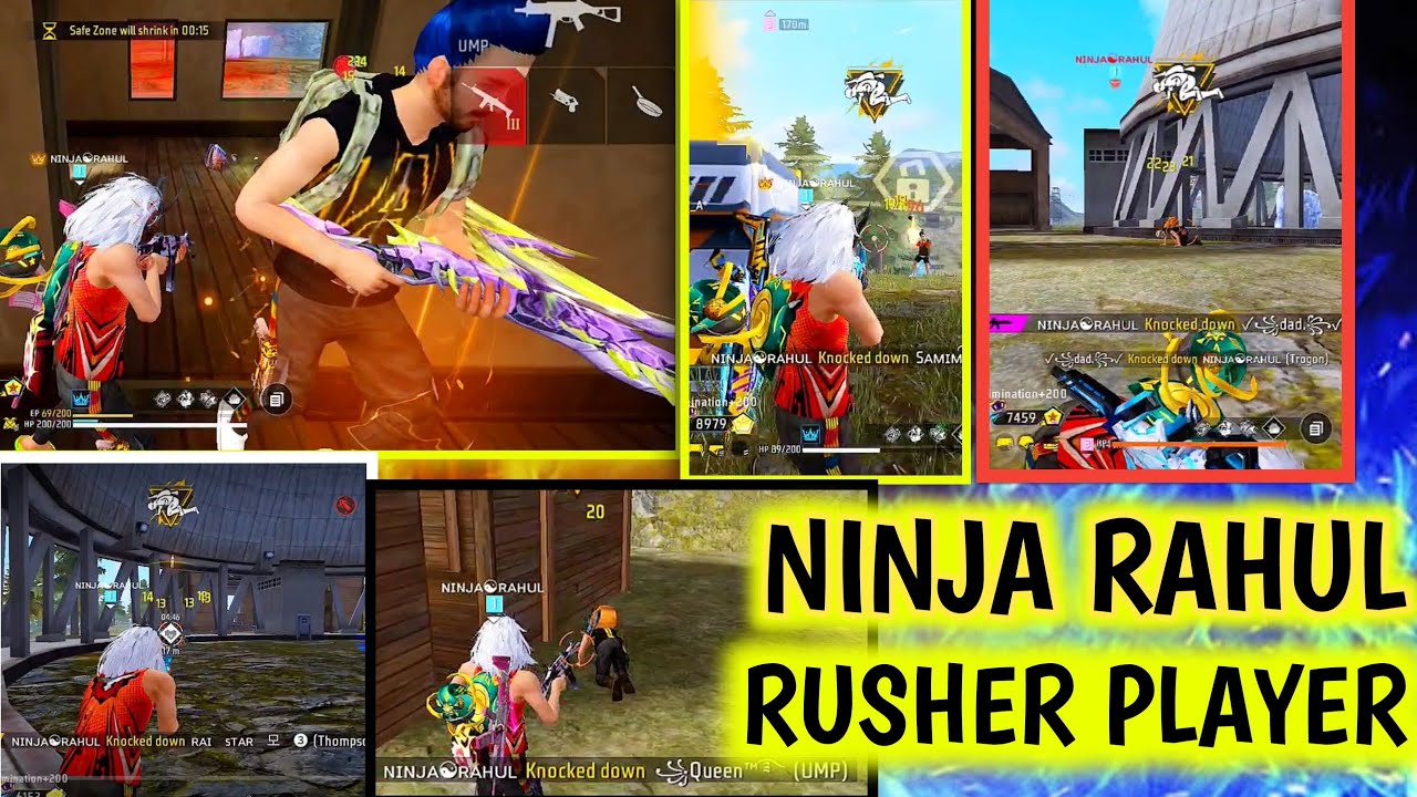 FULL RUSH GAMEPLAY 😈 😈 || NINJA RAHUL RUSHER PLAYER || - YouTube