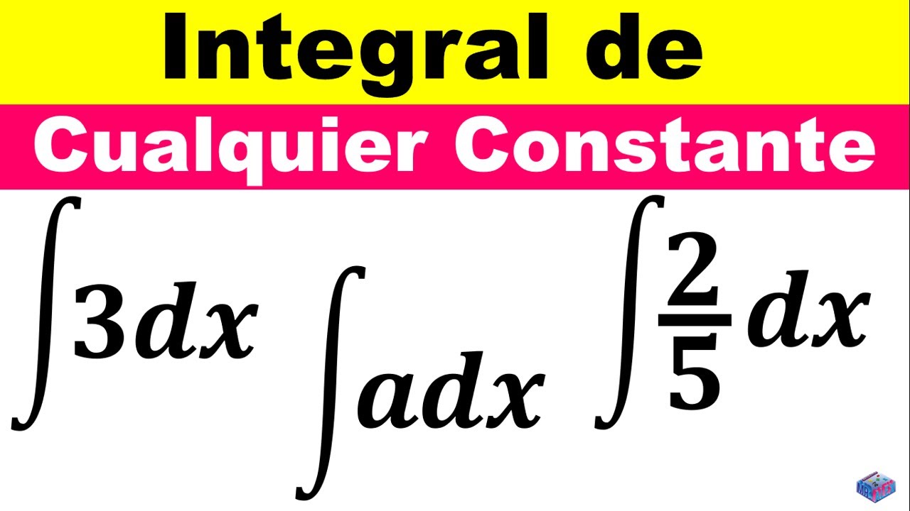integral de una constante paso a paso - YouTube