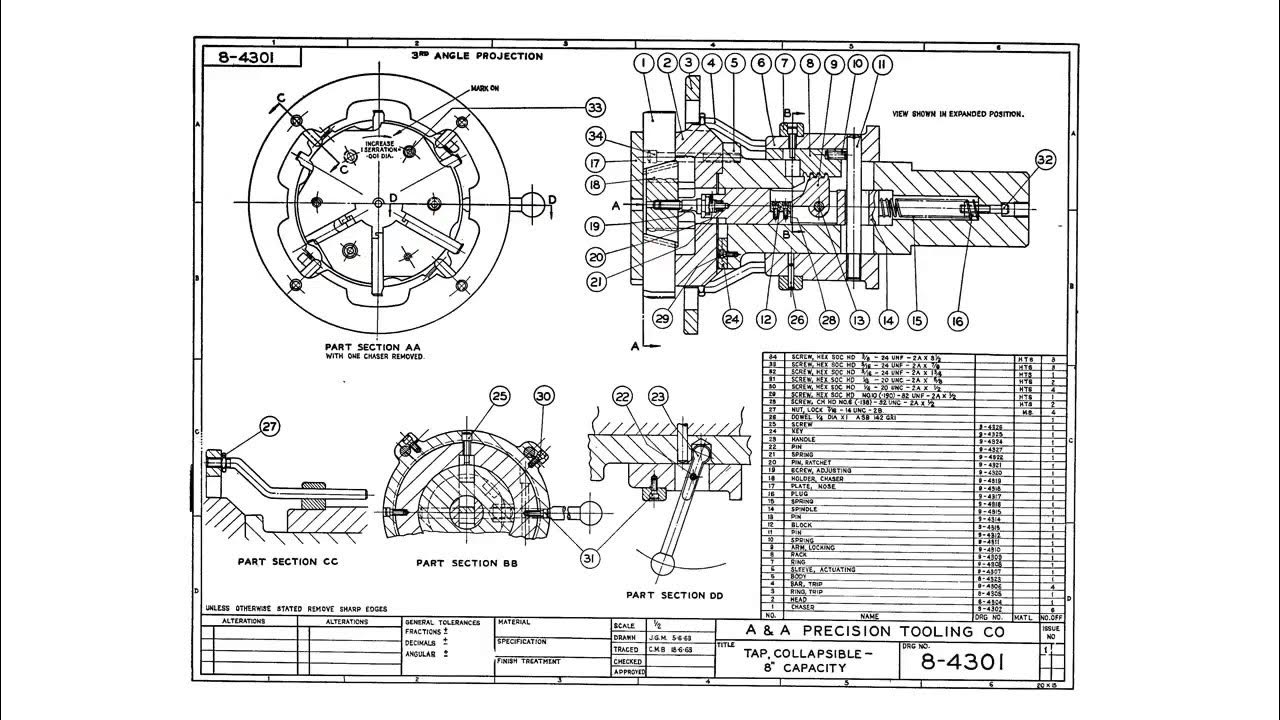 AutoCAD assembly tutorial 2 - YouTube