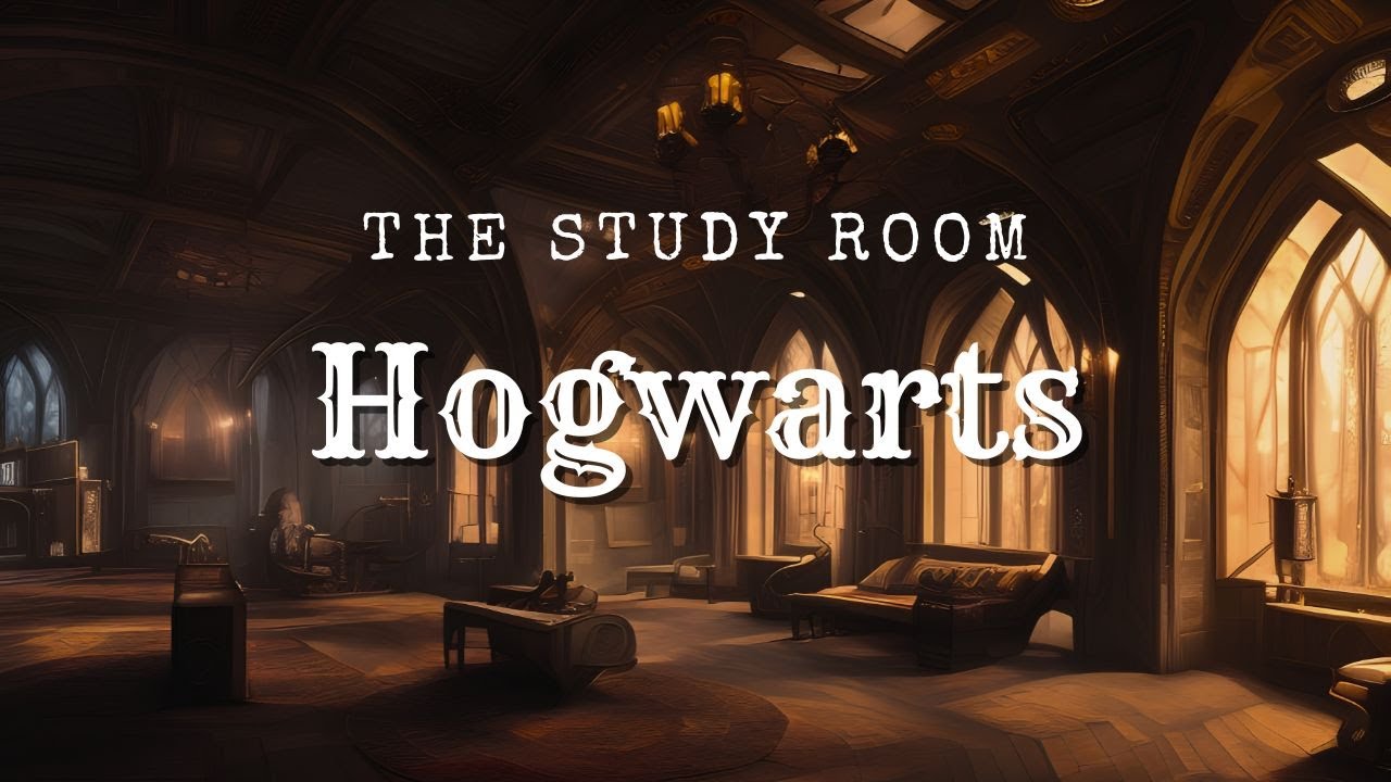 The Study Room of Your Dream Hogwarts-Inspired Study Room Ambience Heal ...