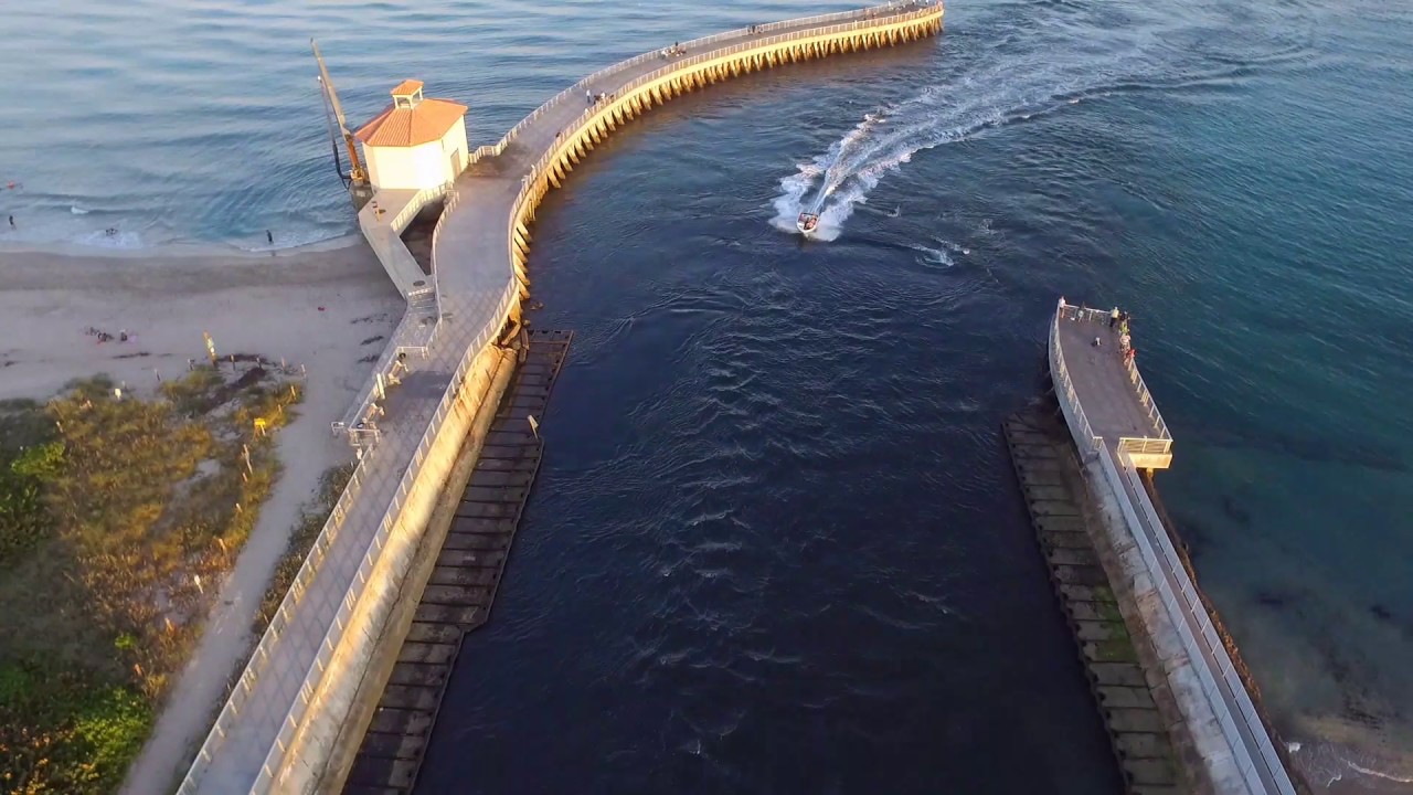Boynton Beach inlet drone footage 1 (Dji Phantom). - YouTube