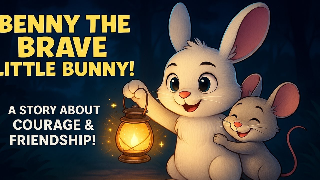 Benny the Brave Little Bunny 🐰 | A Bedtime Story About Courage! 🌙 - YouTube